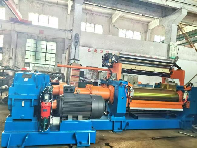 Customizable Rubber Compound Open Mixing Mill Machine - Front View