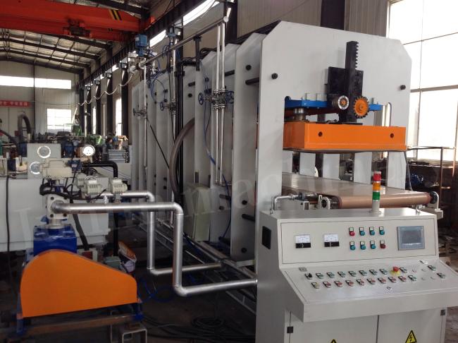 XLB-1500x1500 Frame Type Plate Vulcanizing Press front view