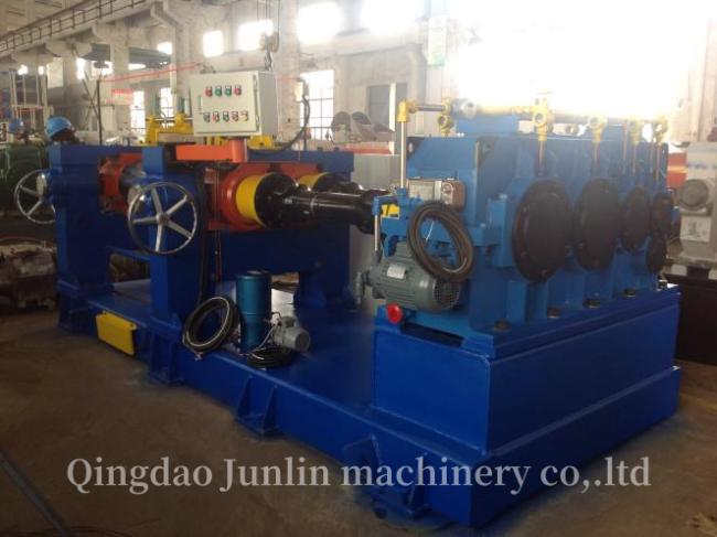 Automatic Stock Blender Open Mill Two Roller Rubber Mixing Machine XK-360 side view