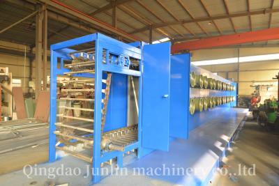 China Floor Standing Rubber Batch Off Cooling Machine / Conveyor Belts Cooling Line for sale