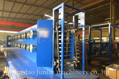 China Floor Standing Rubber Batch Off Cooling Machine / Conveyor Belts Cooling Line for sale