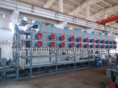 중국 평면 엽 컨베이어 유형 팩 오프 냉각기 기계 고무 냉각 라인 사용자 정의 판매용