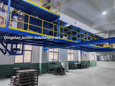 China Overhead Contact Free Suspended Batch Off Cooler For Hot Rubber Sheets for sale