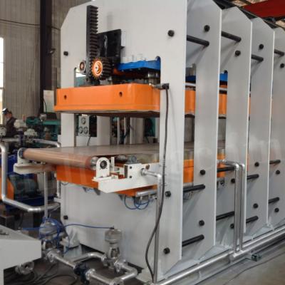China 1530×600  Electric Hydraulic Rubber Vulcanizing Press Machine 2 Layers for sale