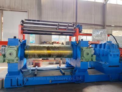China Double Shaft Open Type Two Roll Rubber Mixing Mill XK-610 With Stock Blender for sale