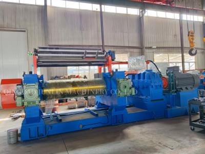China Two Roll Rubber Mixing Mill 610mm Roll Diameter PLC Automated Control for sale