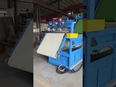 Floor Type Hanging Rod Rubber Batch Off Cooler With Adjustable Speed