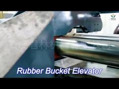 TSJ-35L/55L/75L/110L Rubber Bucket Elevator / Hoist Machine For Rubber Mixing Mil