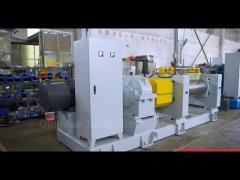 22 Inch Low Noise Open Mill Rubber Mixing With PLC Controlled Xk-560