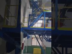 Overhead Suspended Rubber Cooling Machine Batch Off Unit For Film Cooling
