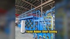 High Efficiency Batch Off Cooler for Rubber Sheet Cooling