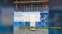 High Efficiency Rubber Batch Off Cooler System