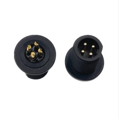 China 6AMP IP67 waterdichte connectoren 4-pins mannelijk vrouwelijk 60V ODM Te koop