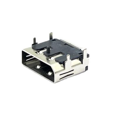 China 0.5AMP LCP Displayport Usb 9 Pin Connector Mini USB Socket 90 Degree SMT DIP Solder 1u