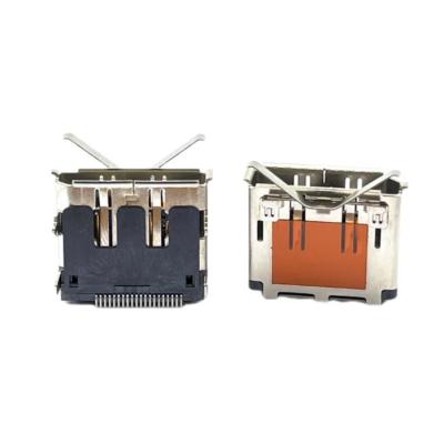 China DisplayPort Socket Micro Usb Connector 90 Degree SMT DIP Solder ODM for sale