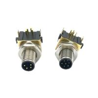 China M2-M8 Sensor Connector Receptacle PCB Socket Right Angle Panel Mount for sale