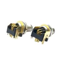 China M2-M8 Sensor Connector Receptacle PCB Socket Right Angle Panel Mount for sale