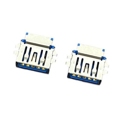 Cina Breve Verson H/F USB3.1 PCB USB A Pin Out DIP Presa Connettore Femmina 90 Gradi 9Pin CH2.76mm in vendita