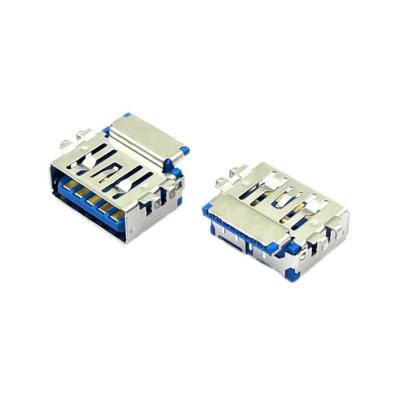 Cina Breve Verson H/F USB3.1 PCB USB A Pin Out DIP Presa Connettore Femmina 90 Gradi 9Pin CH2.76mm in vendita