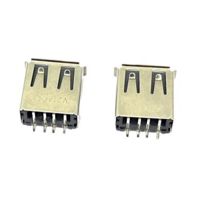 China A Female LCP STD 4 Pins Micro USB 2.0 Socket Surface Mount 30V for sale