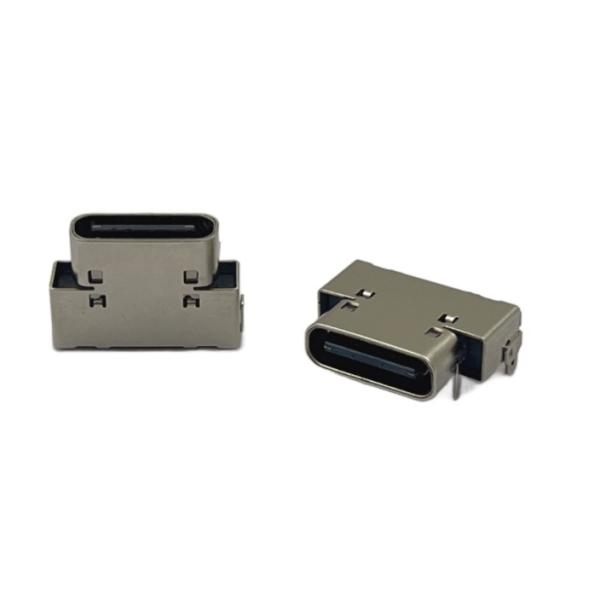 SMT USB3.2 GEN2 Συνδέτες τύπου C Micro USB δέκτης 24Pin CH1.61mm L8.3mm