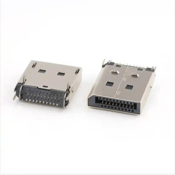 黄金塗装 ディスプレイポート DP 男性コネクタ 1.6MM PCB DP 20Pin 男性コネクタ