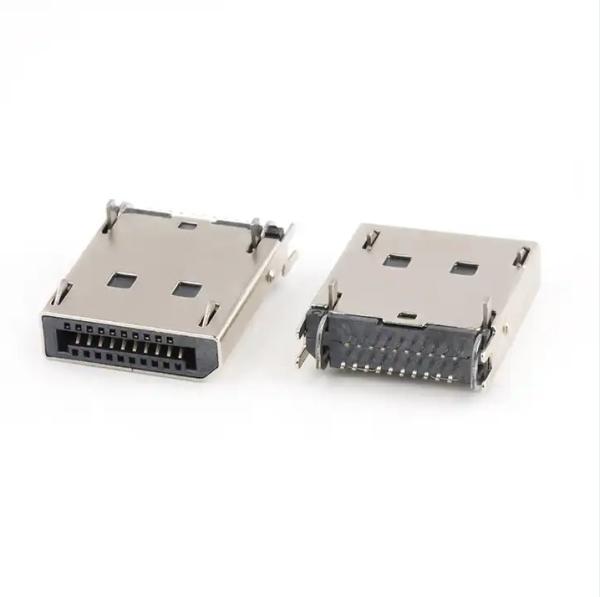 黄金塗装 ディスプレイポート DP 男性コネクタ 1.6MM PCB DP 20Pin 男性コネクタ