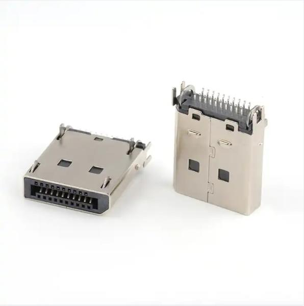 黄金塗装 ディスプレイポート DP 男性コネクタ 1.6MM PCB DP 20Pin 男性コネクタ