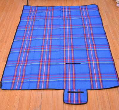 China Large Waterproof Picnic Ourdoor Blanket Tote with Handle and Soft Padding for sale