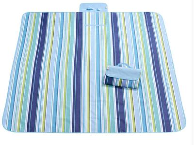 China Fashionable design poalr fleece waterproof picnic blanket, Easy-carrying picnic mat, Ourdoor waterproof camping picnic b for sale