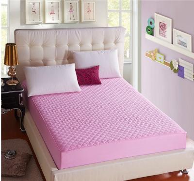 China Hypoallergenic color Waterproof Mattress Protector/Cover with skirt for hotel home for sale