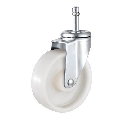 China Custom Light Duty Rubber Scaffold Caster Wheels 6 Inch 8 Inch With Lock for sale