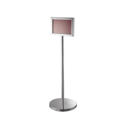 Китай Нержавеющая сталь гостиничный щит стенд вертикальный руководство щит стенд рекламный держатель щит продается