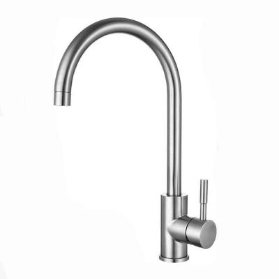 China Lead Free Stainless Steel Bathroom Faucets Anti Corrosion Desk Mounted Kitchen Sink Faucet for sale