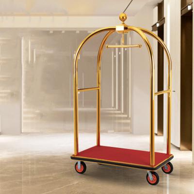 Китай Современный стиль Нержавеющая сталь Гостиничная багажная тележка Чемодан тележка продается