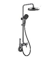 China Modern Brass Bathroom Shower Head Rainfall And Handheld Set With Four Function for sale