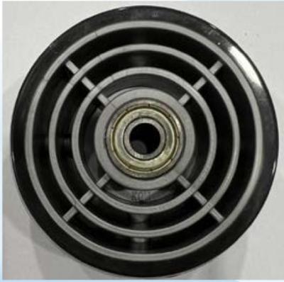 China Industrial Caster Wheels with Pressed Steel Bracket Ball Bearing System and Plate Mounting for Heavy Duty Applications for sale