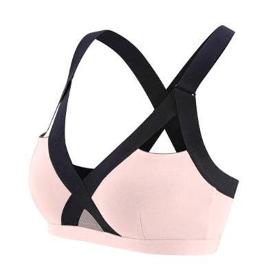 China Stylish shockproof sports bra high impact padded sports bra plus size for women for sale