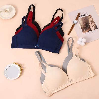 China Summer thin one pieces lingerie wholesale seamless bra thin strap bra top for sale
