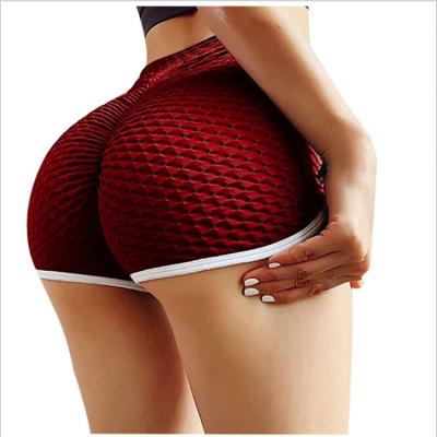 China Sport Running Short Gym Clothes Fitness Sportswear Booty Scrunch High Waist Yoga Shorts Women for sale