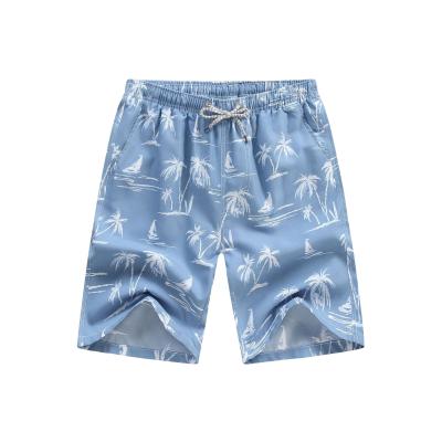 China New loose print large size european and american beach pants leisure quick dry floral big shorts for men for sale