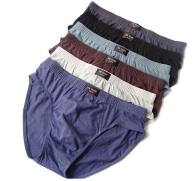China M-5XL Old Man Underwear Large Size Underwear Cotton Briefs For Men for sale