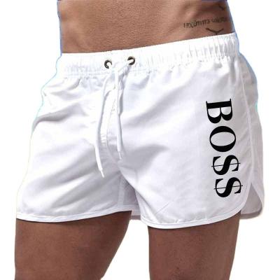 China New men's fashionable breathable and comfortable beach shorts polyester multicolor sports shorts for men for sale