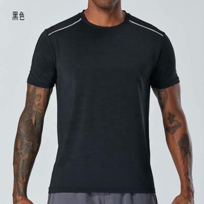 China Fashion quick drying fitness gym tshirt clothes sport running short sleeve shirt for men for sale