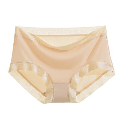 China Modal underwear for girls comfortable breathable cotton crotch traceless lady briefs for sale