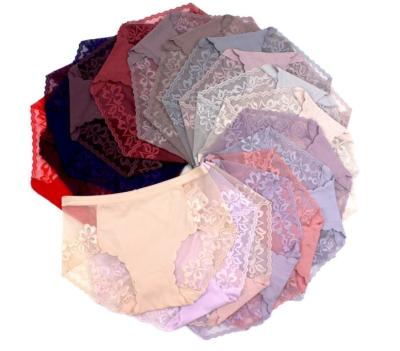 China Breathable seamless sexy lace underwear for ladies for sale