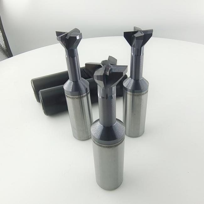 High Precision Carbide Dovetail Cutter for plastic moulds with PVD coating