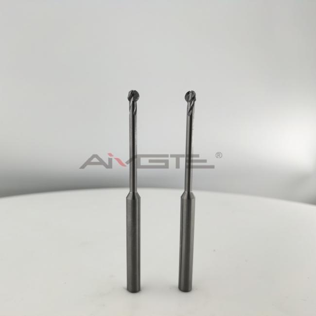 AMG Efficient Chip Removal Lollipop Cutter with ball nose and relieved neck design