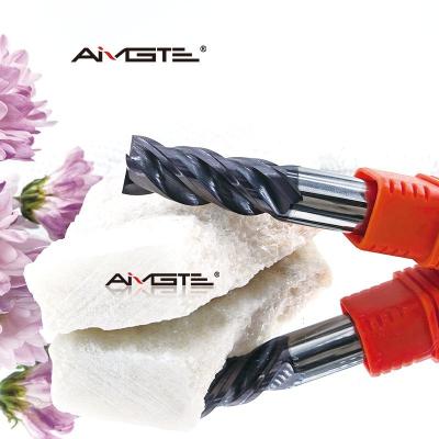 China Fresa de topo de metal duro de 4 lâminas D12mm com revestimento TiAlN para aço inoxidável 304 316L à venda