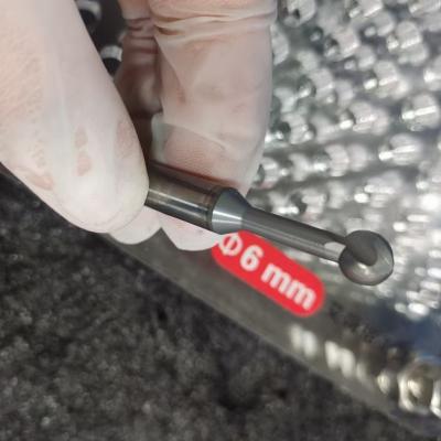 China AlTiN Coating Customized Carbide Tool Lollipop Ball End Mill For Deep Undercuts for sale